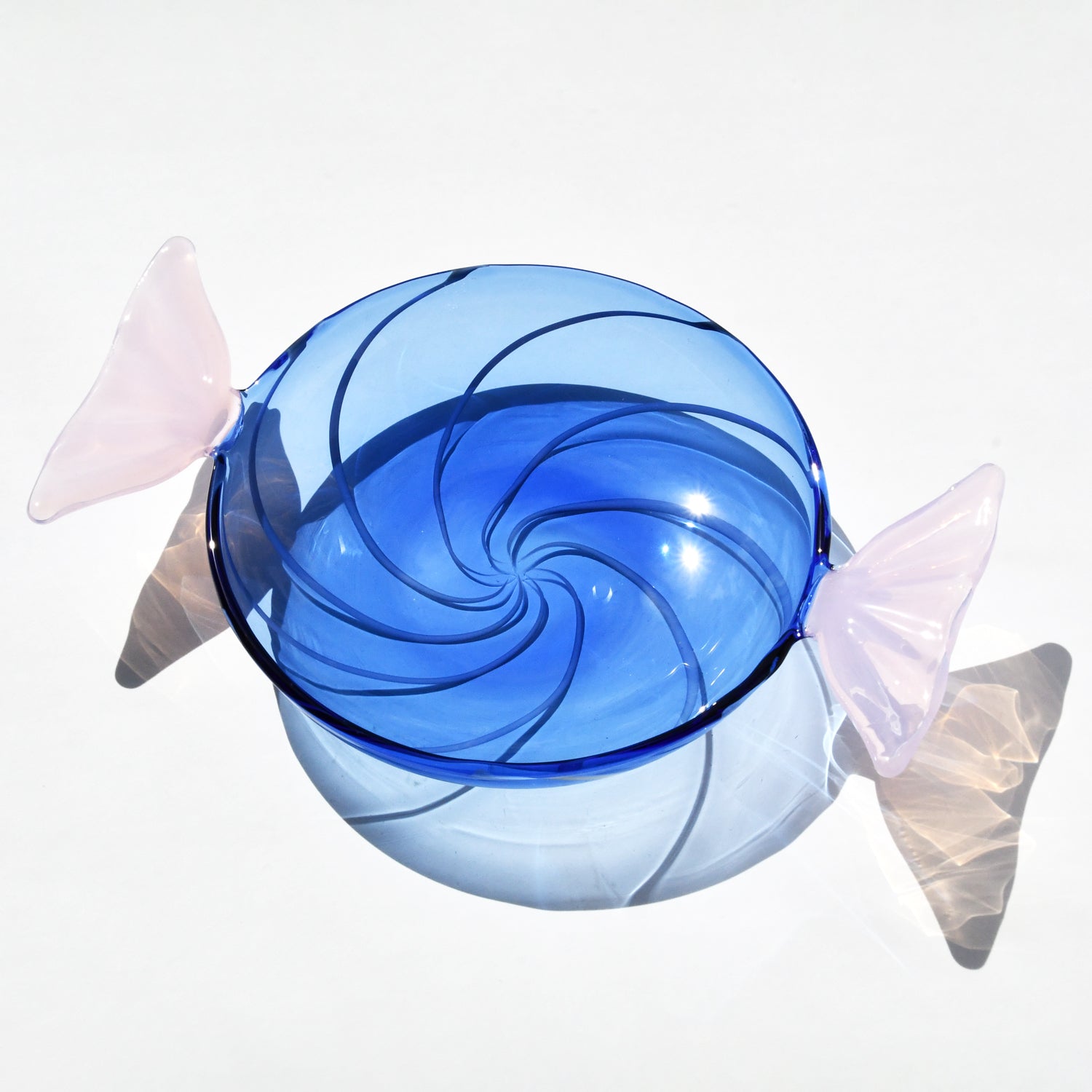 [BISQUE] Candy Bon Bon Glass Plate - Pink Blue – iii Design Shop